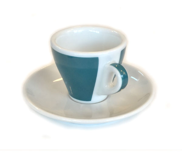 TORINO Espresso Cups 70ml - green (teal) - ESPRESSOCUPS PTE LTD