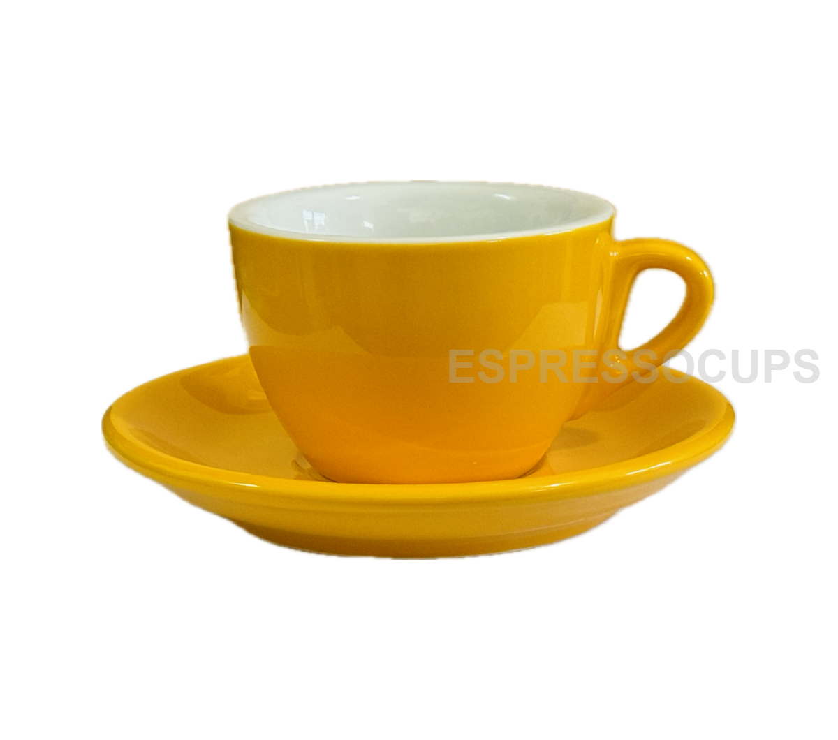 ROSA Cappuccino Cups 165ml - yellow - ESPRESSOCUPS PTE LTD