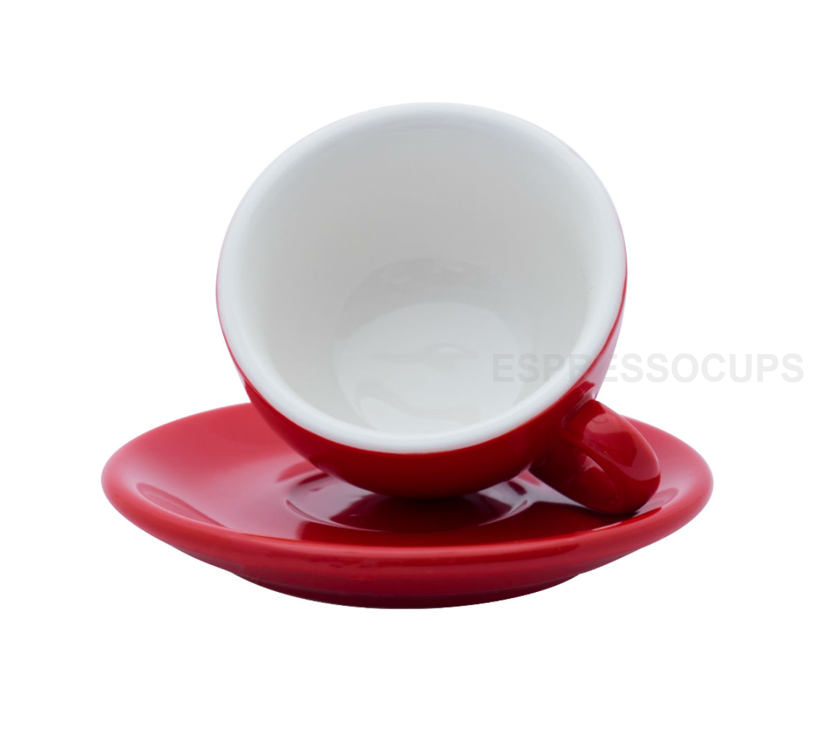 ROSA Cappuccino Cups 200ml - red - ESPRESSOCUPS PTE LTD
