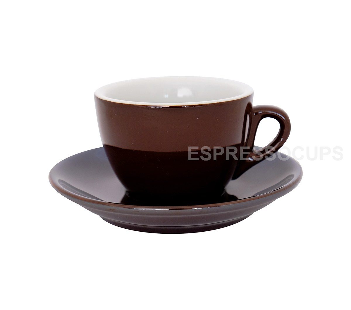 ROSA Cappuccino Cups 165ml - brown - ESPRESSOCUPS PTE LTD