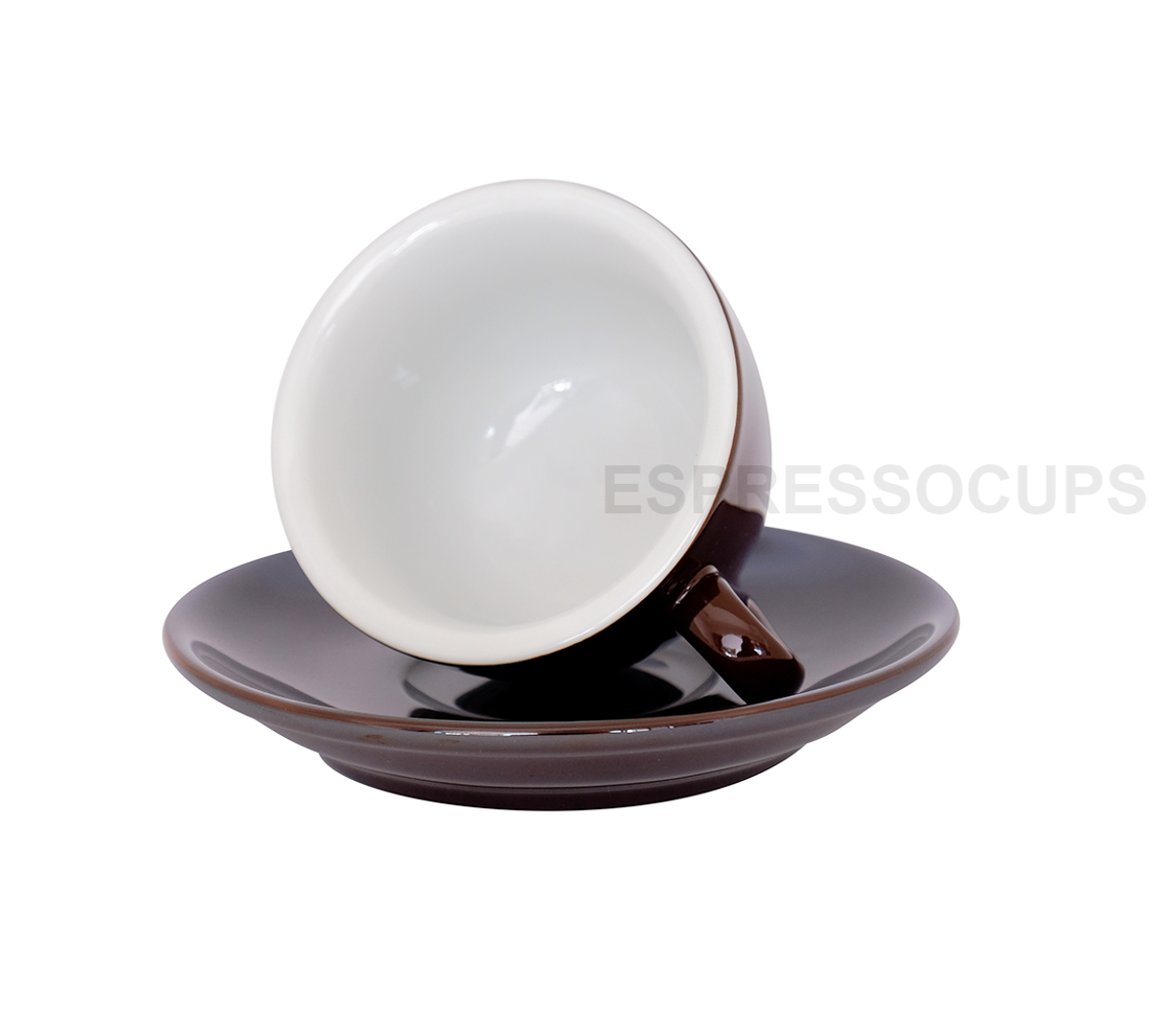 ROSA Cappuccino Cups 165ml - brown - ESPRESSOCUPS PTE LTD