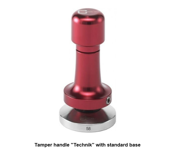 TECHNIK dynamometric tamper handle - red - ESPRESSOCUPS PTE LTD