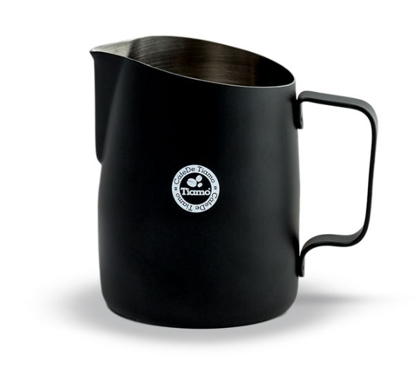 Tapered Milk Pitcher 450ml - black - ESPRESSOCUPS PTE LTD